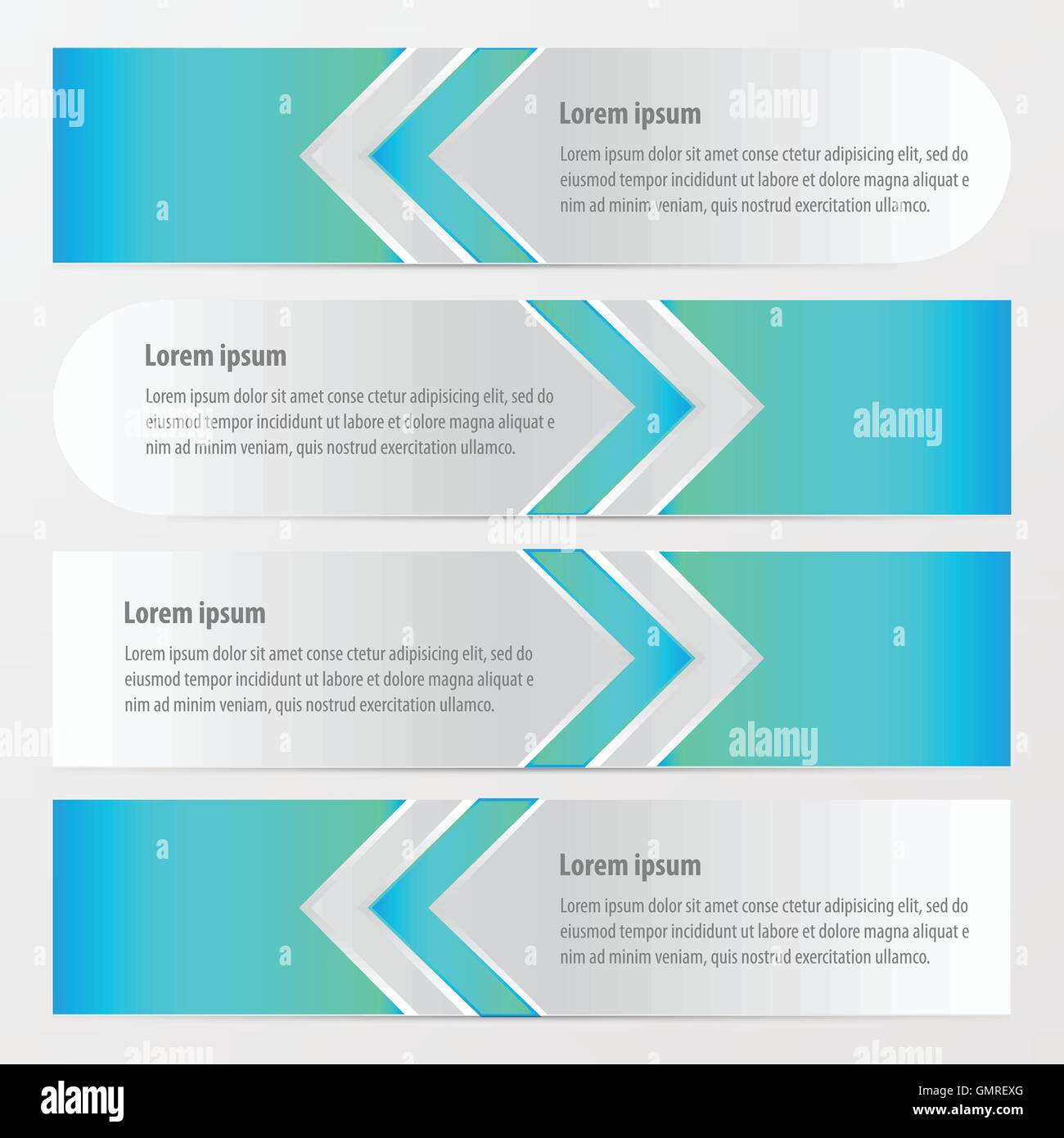 Arrow Banner Vector blue color Stock Vector Image & Art - Alamy