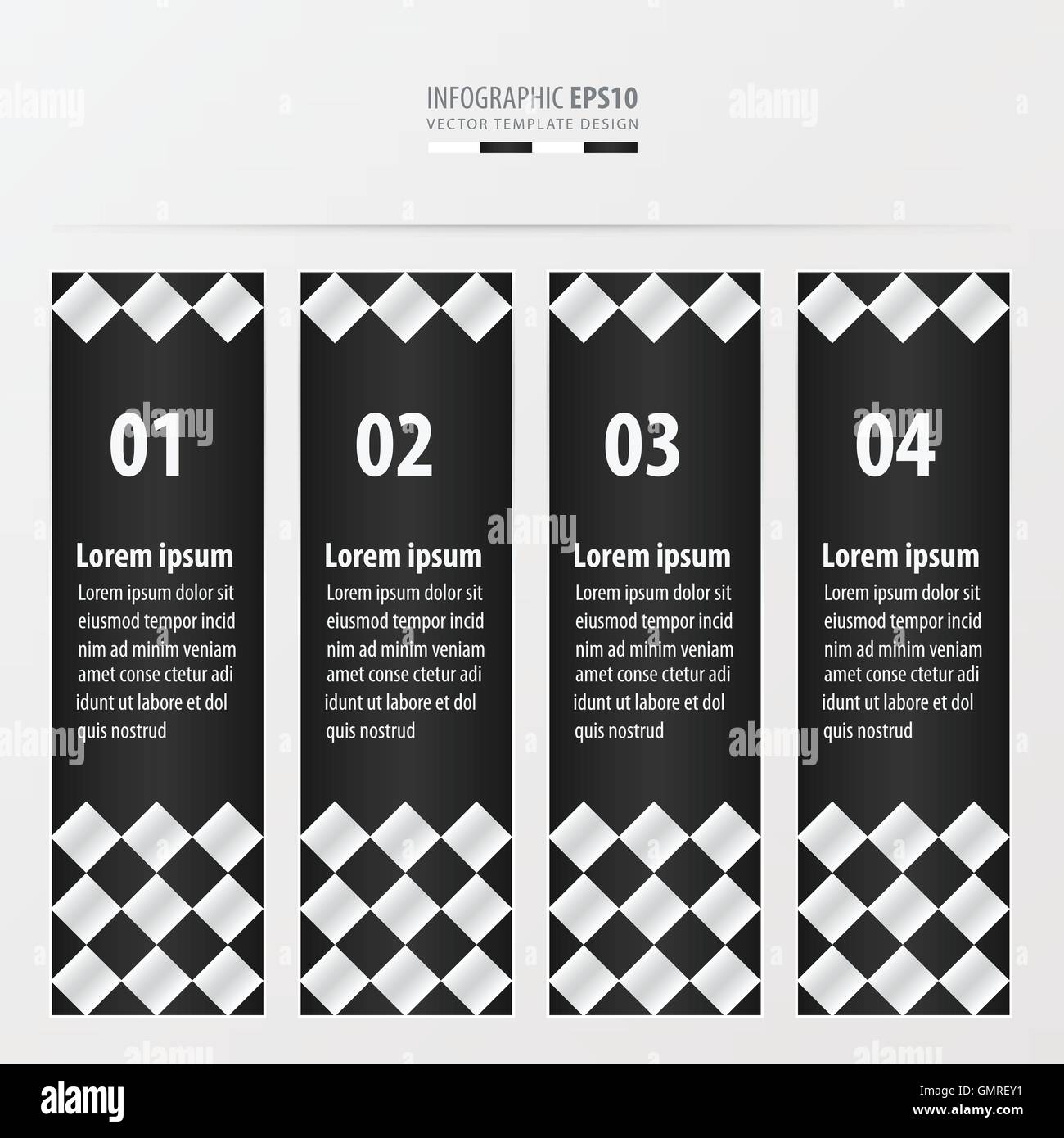 banner checker style black and white color Stock Vector Image & Art - Alamy