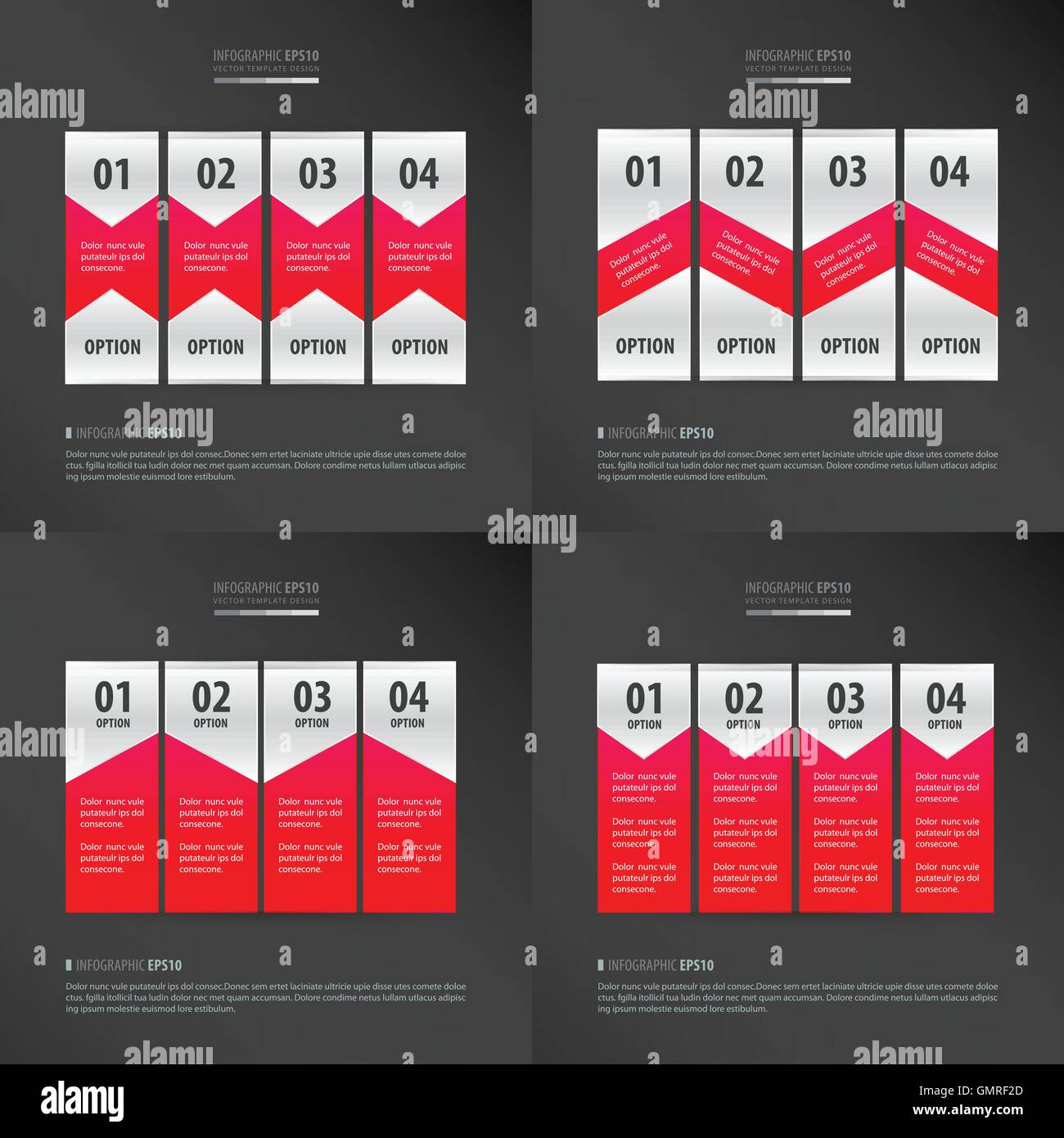 pack banner design 4 item pack pink color Stock Vector Image & Art - Alamy