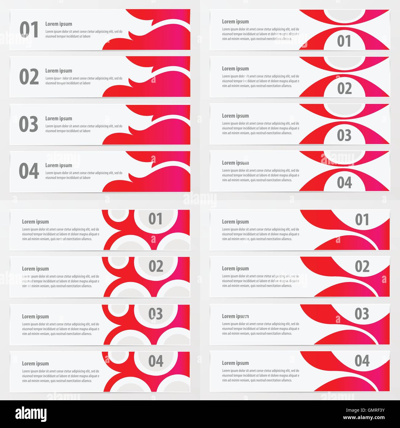 design banner and template pink color Stock Vector Image & Art - Alamy