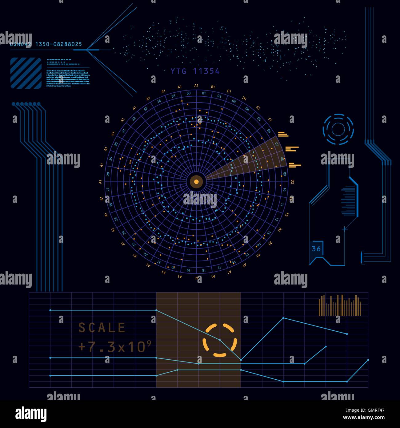 Futuristic gaming overlay hi-res stock photography and images - Alamy