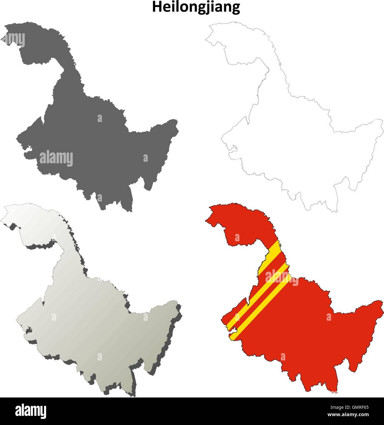 Amur river map hi-res stock photography and images - Alamy