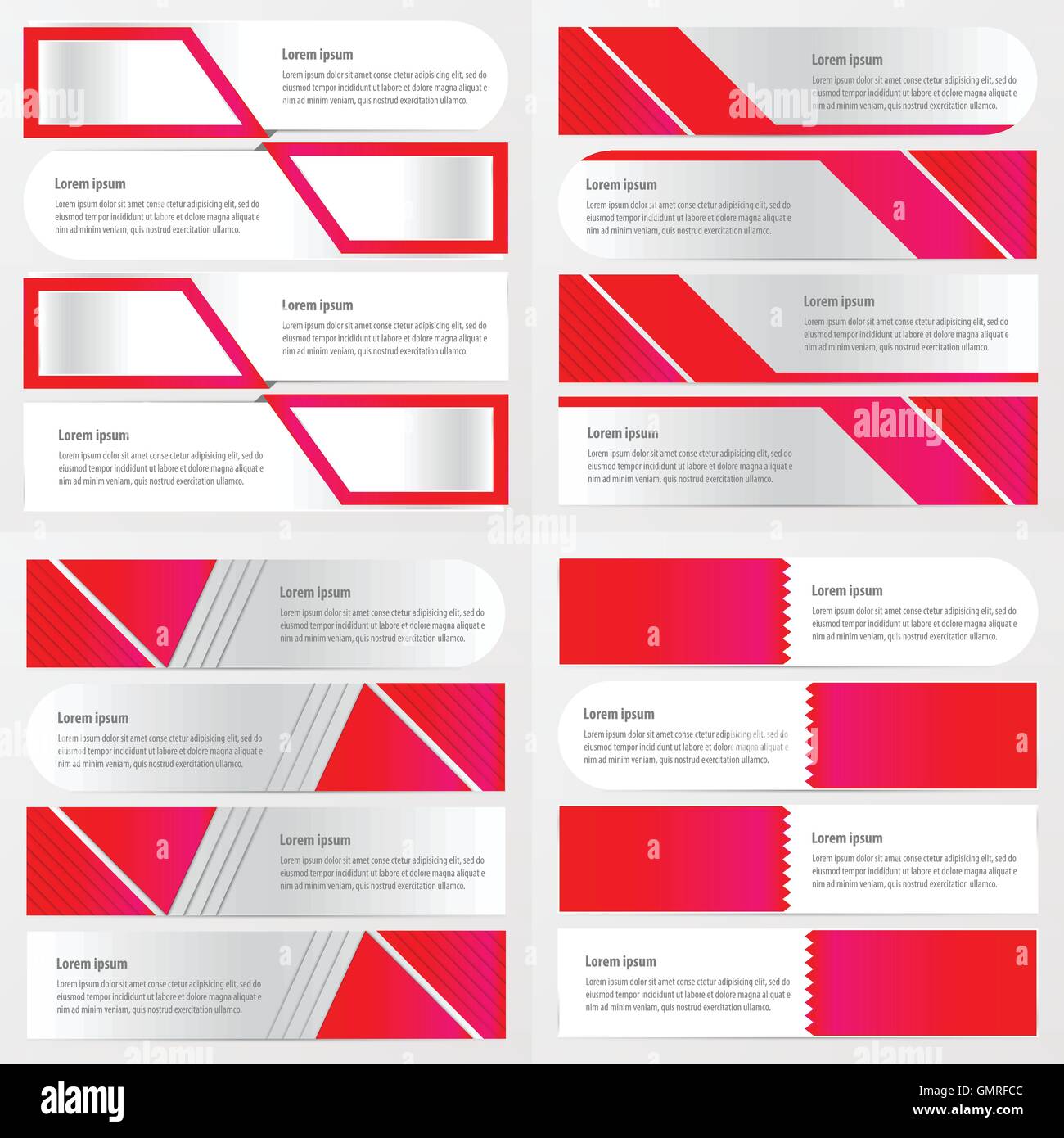 pack banner design 4 item pack pink color Stock Vector Image & Art - Alamy