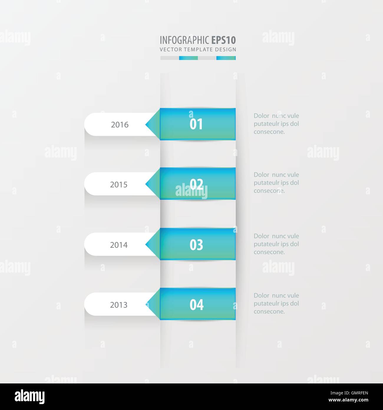 timeline template blue gradient color Stock Vector Image & Art - Alamy