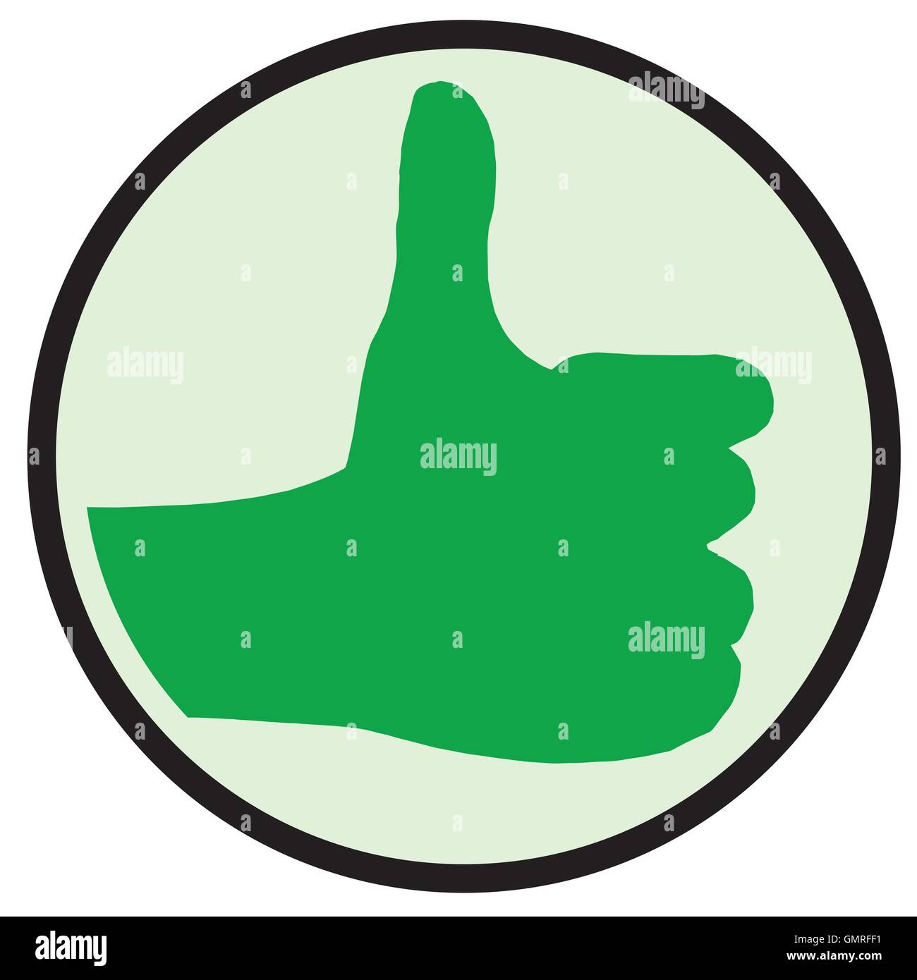 Thumbs up sign Stock Vector Images - Alamy