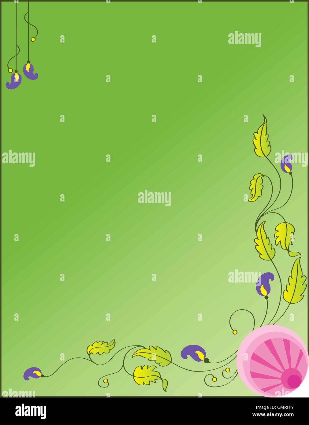 Artistic flower line art Stock Vector Images - Alamy