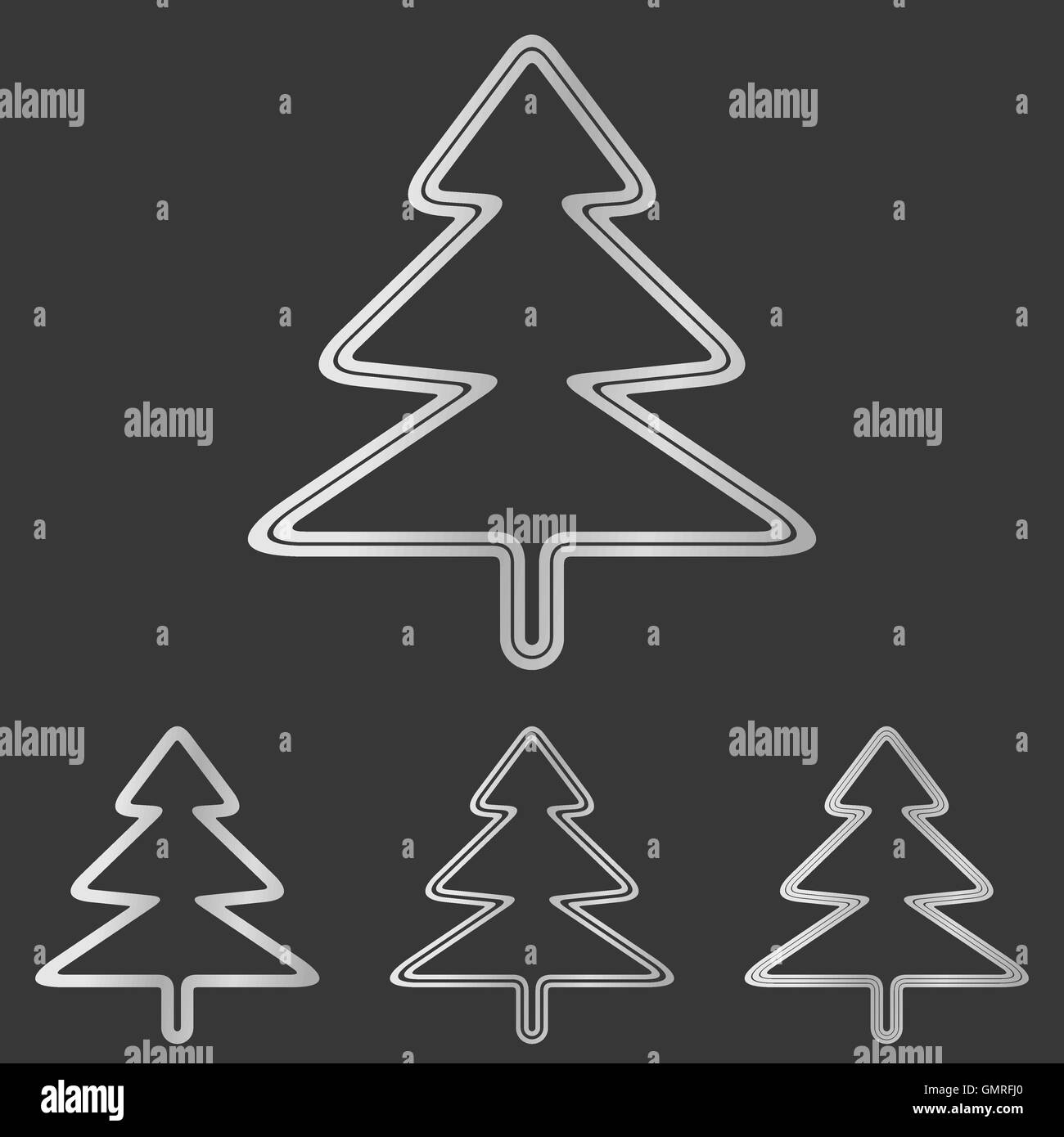Pine tree logo Black and White Stock Photos & Images - Alamy
