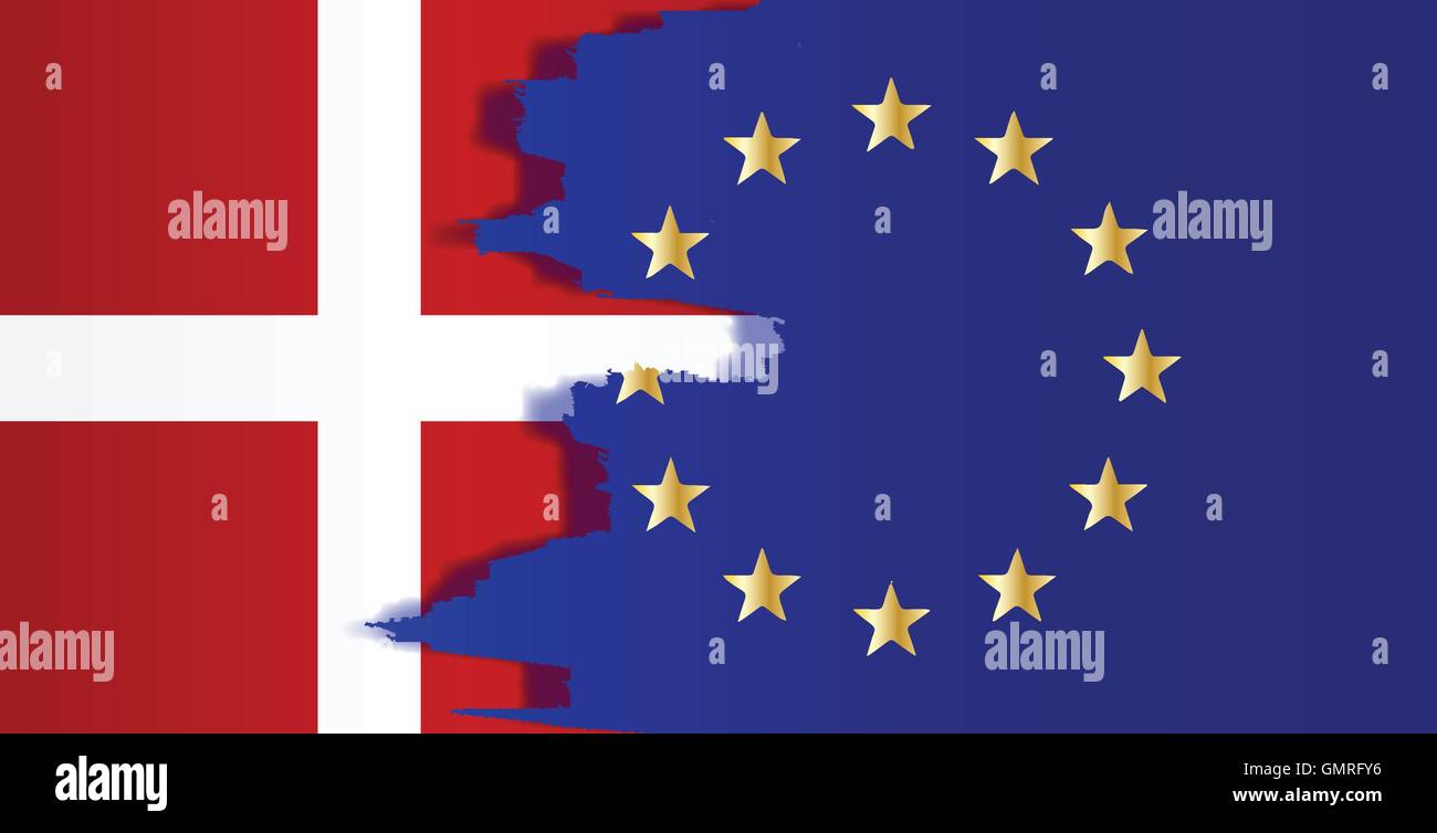 Eu denmark flags hi-res stock photography and images - Alamy