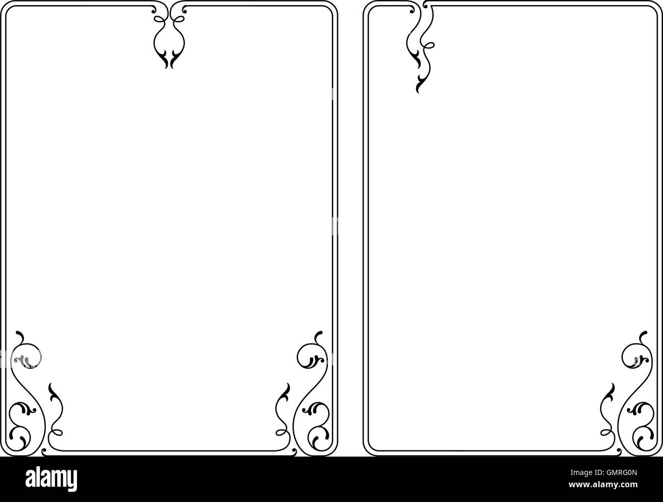 Frame Border Design Stock Vector Image & Art - Alamy