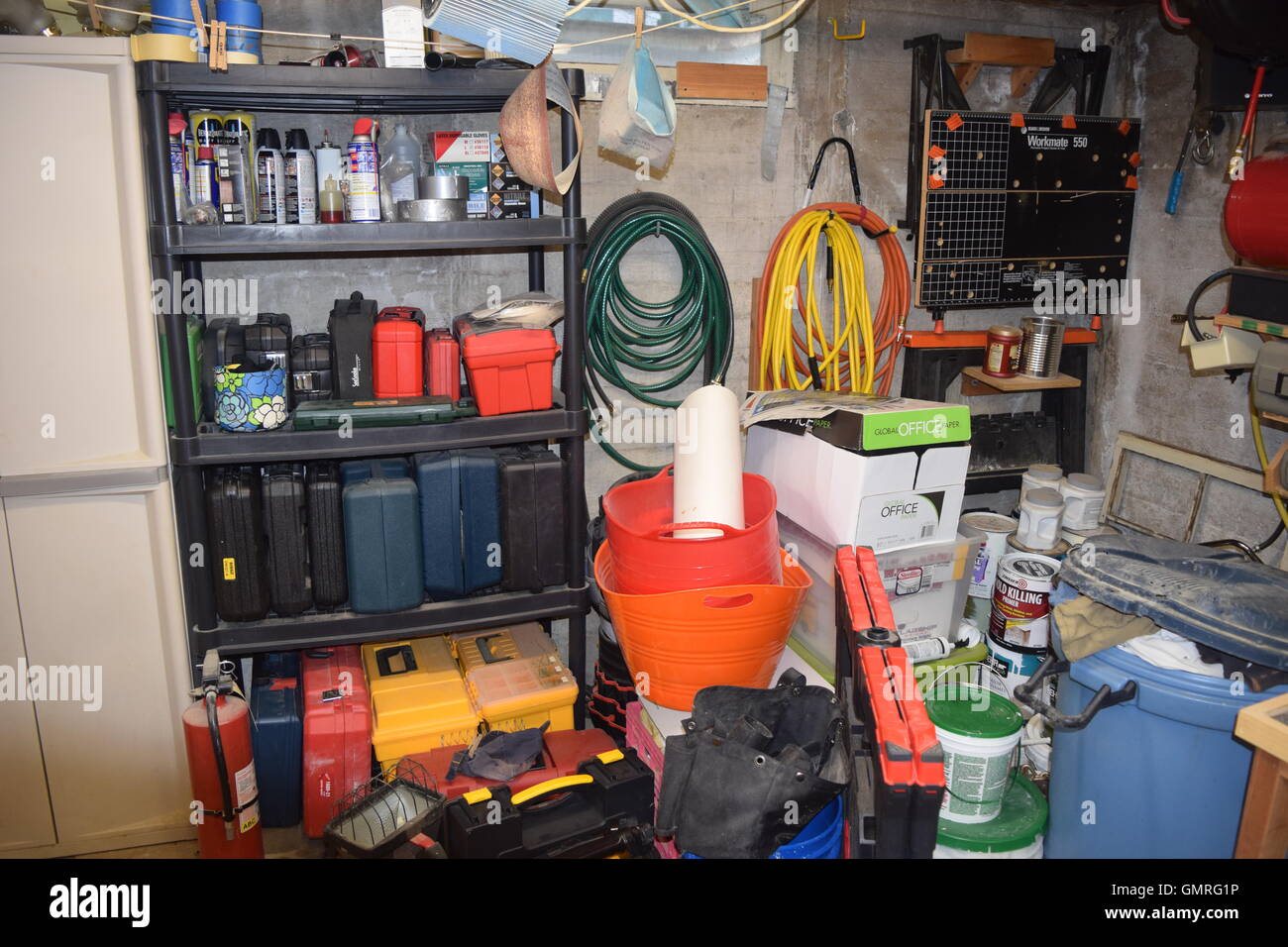 Workshop Tool Storage Area Stock Photo - Alamy