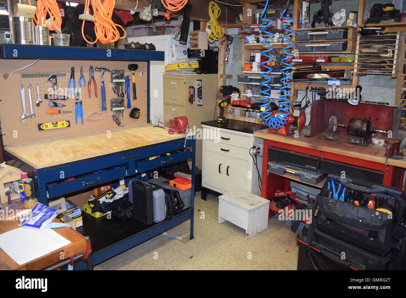 Repair bench hi-res stock photography and images - Alamy