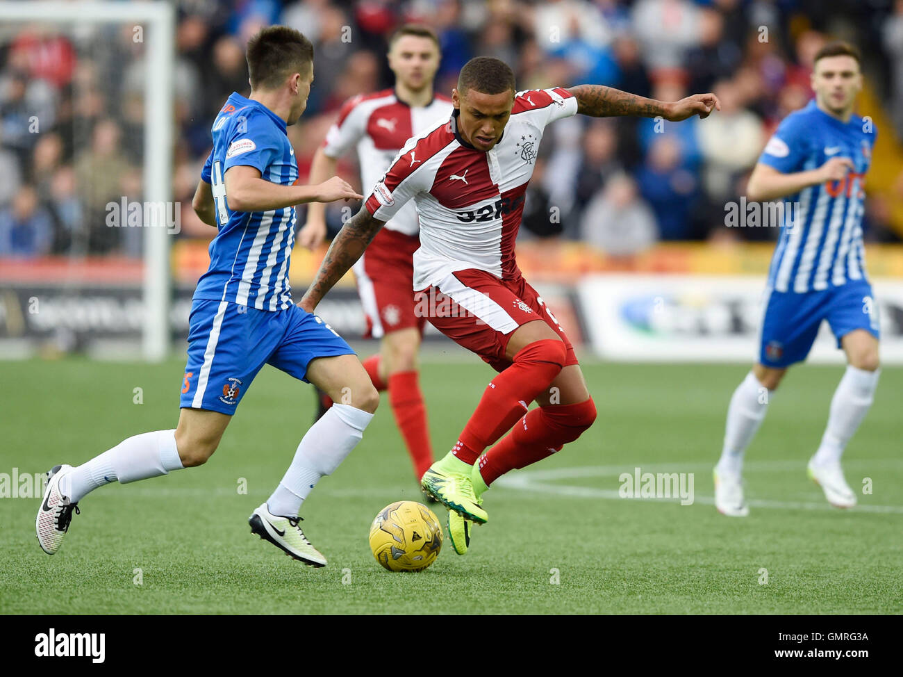 Rangers James Taverier and KilmarnockÃƒÂ•s Greg Taylor during the ...