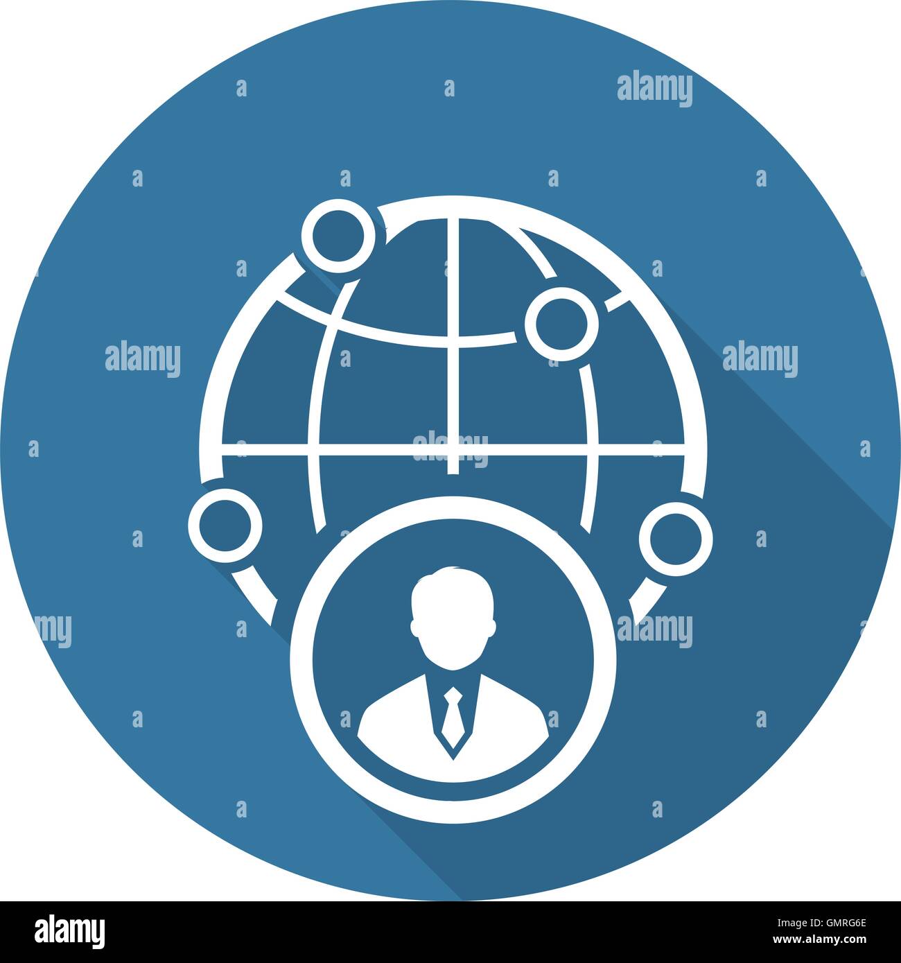 Business Representative Icon. Flat Design Stock Vector Image & Art - Alamy