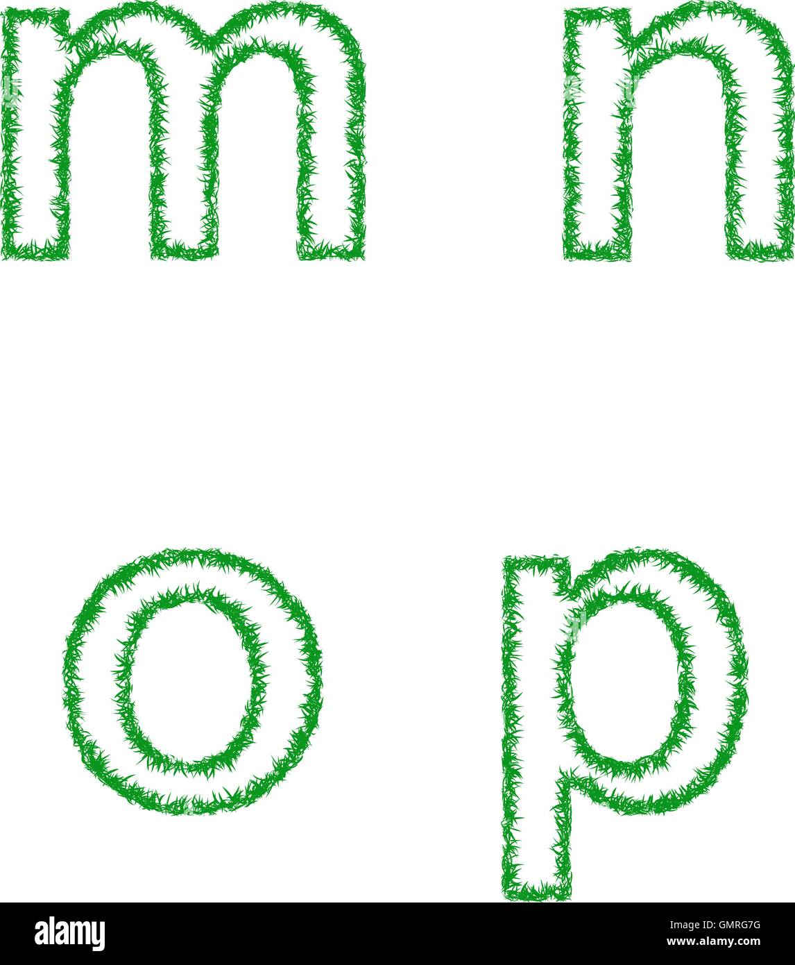 Grass font hi-res stock photography and images - Alamy