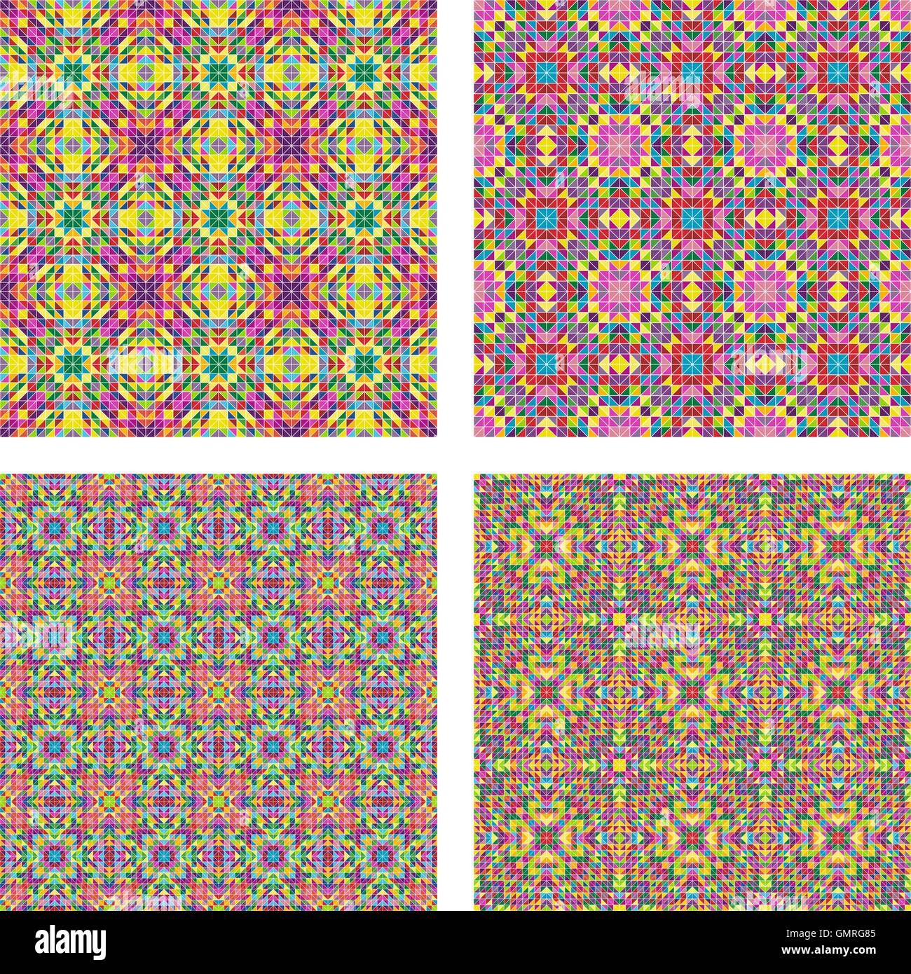 Set colored backgrounds geometric Stock Vector Images - Alamy
