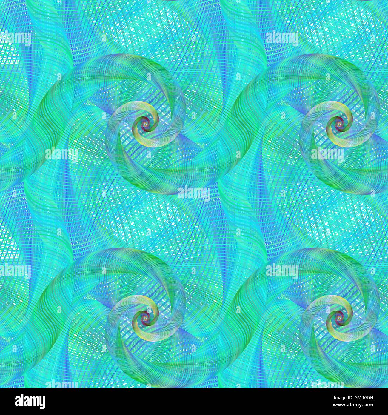 Fractal blue light computer Stock Vector Images - Alamy