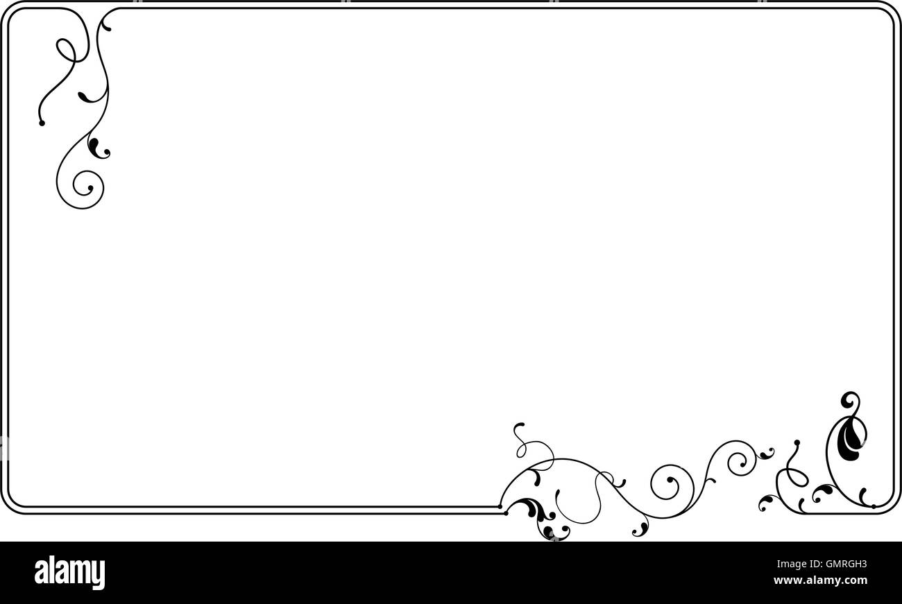 Frame Border Design Stock Vector Image & Art - Alamy