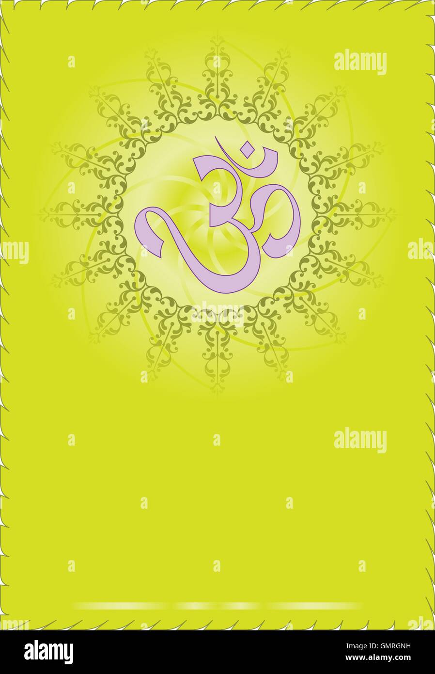 Holy aum om hindu sign Stock Vector Images - Alamy