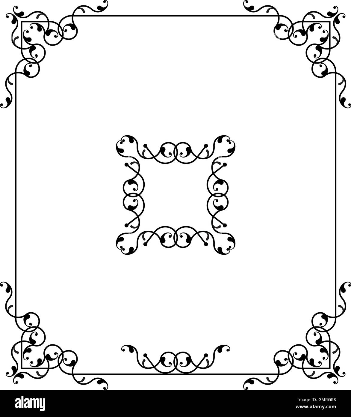Frame Border Design Stock Vector Image & Art - Alamy