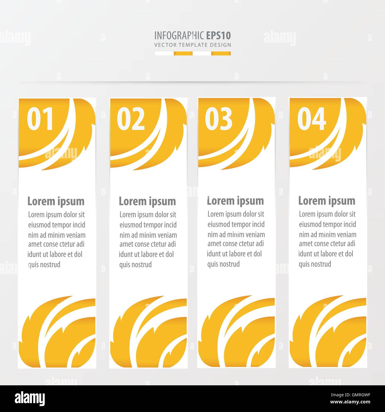 leaf style on banner yellow color Stock Vector Image & Art - Alamy