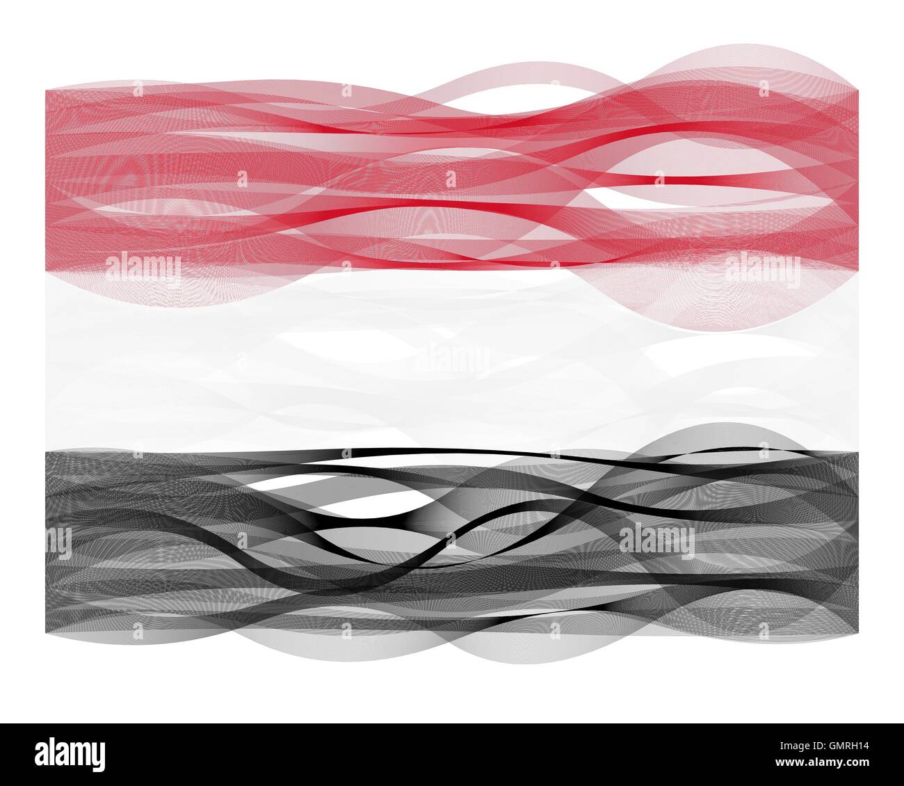 Wave line flag of Yemen Stock Vector Image & Art - Alamy