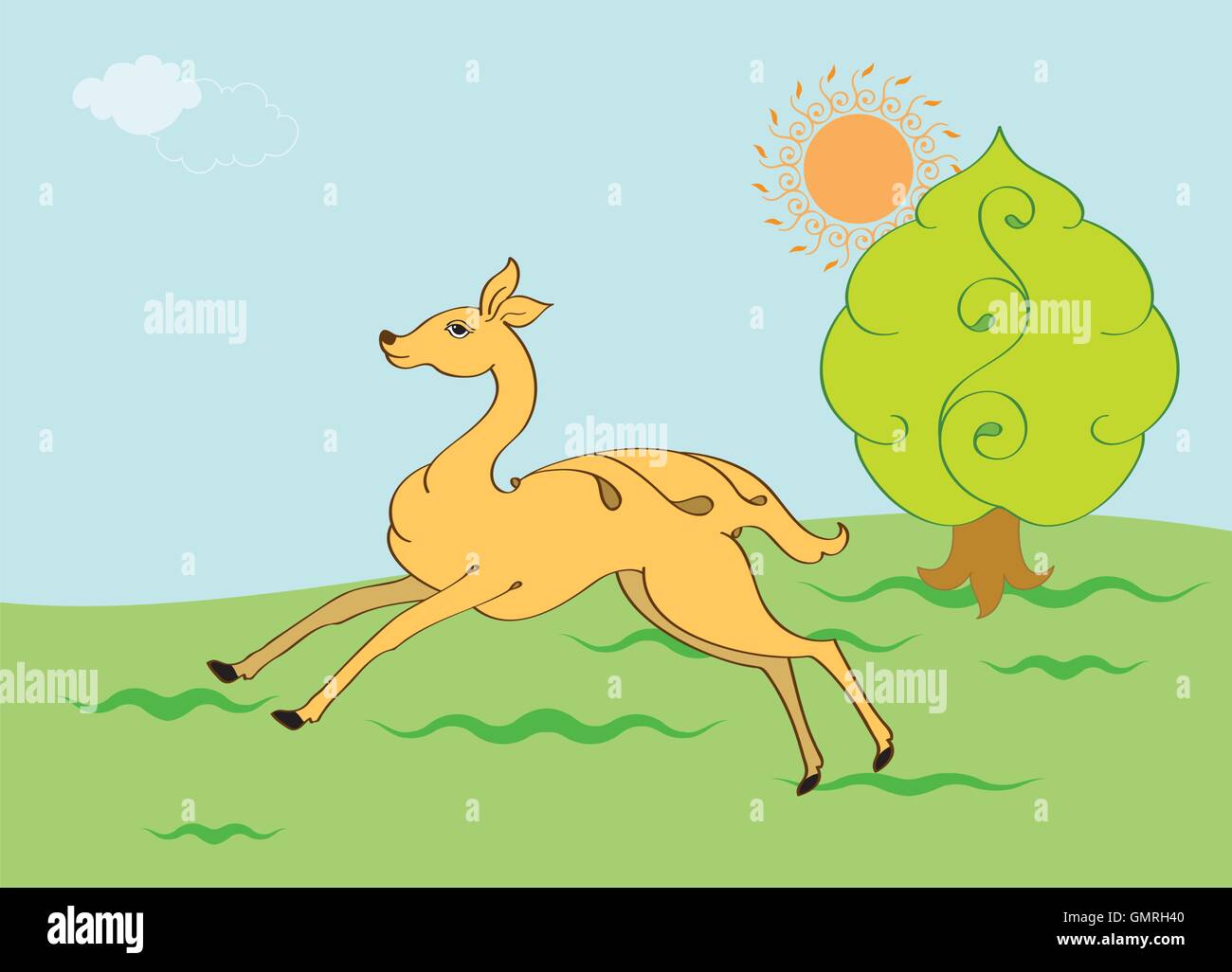 Deer dear Stock Vector Images - Alamy