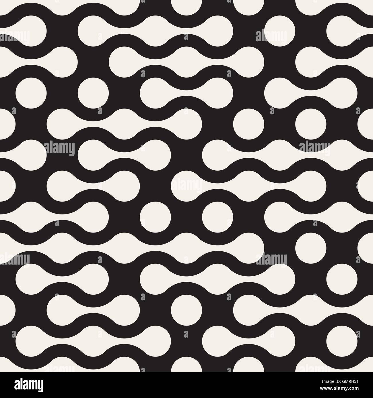 Vector Seamless Black And White Random Circle Metaball Pattern Stock ... Vector Seamless Black And White Random Circle Metaball Pattern Stock ...