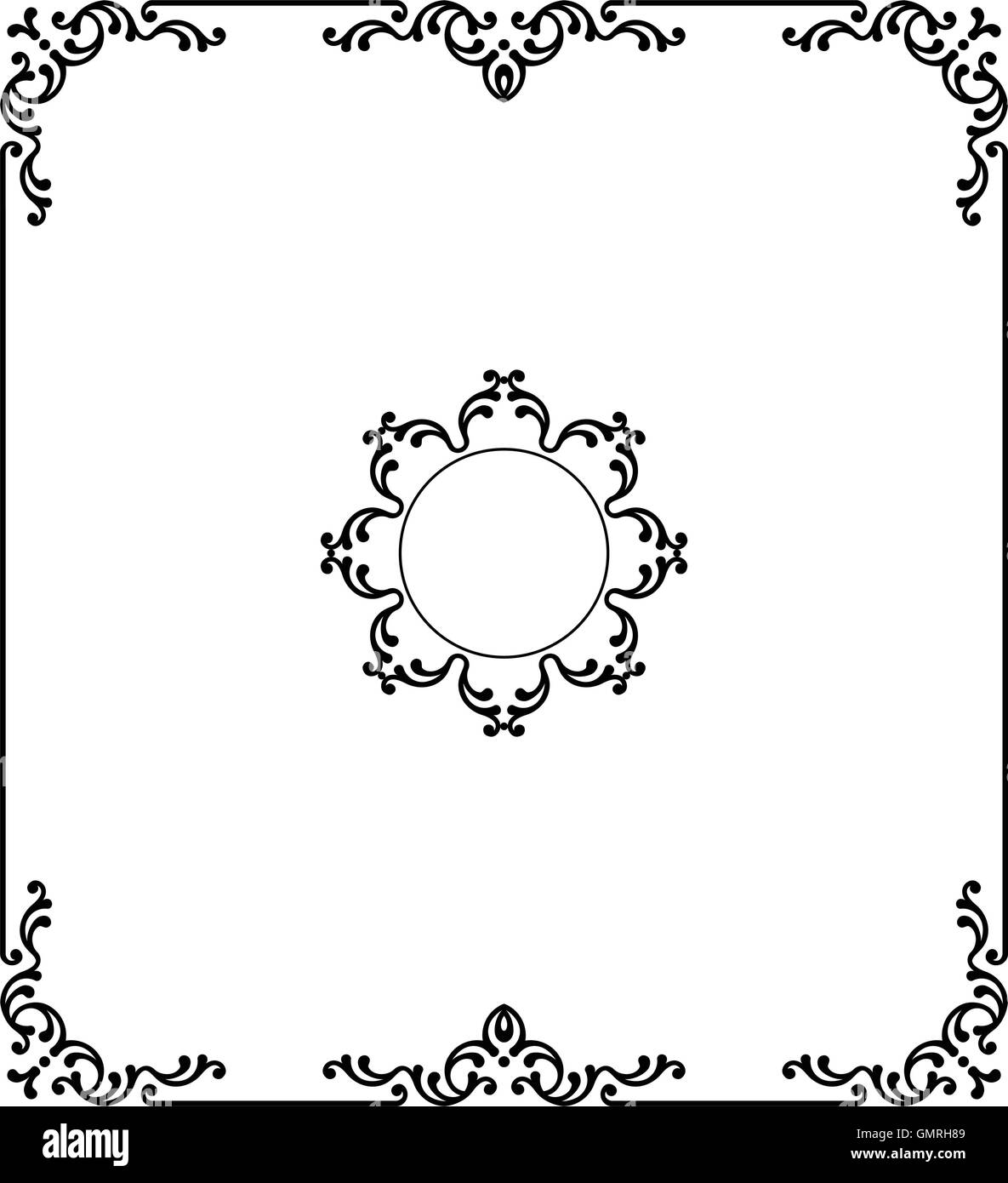 Frame Border Design Stock Vector Image & Art - Alamy