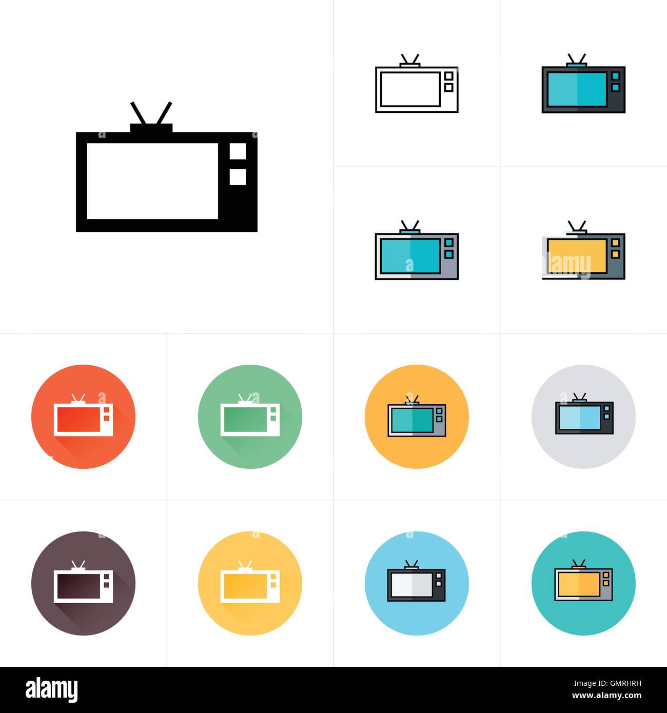 Metro broadcast Stock Vector Images - Alamy