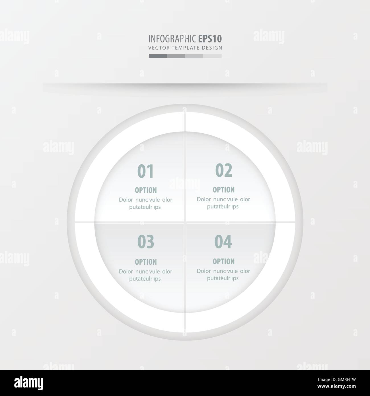 circle presentation template white color Stock Vector Image & Art - Alamy