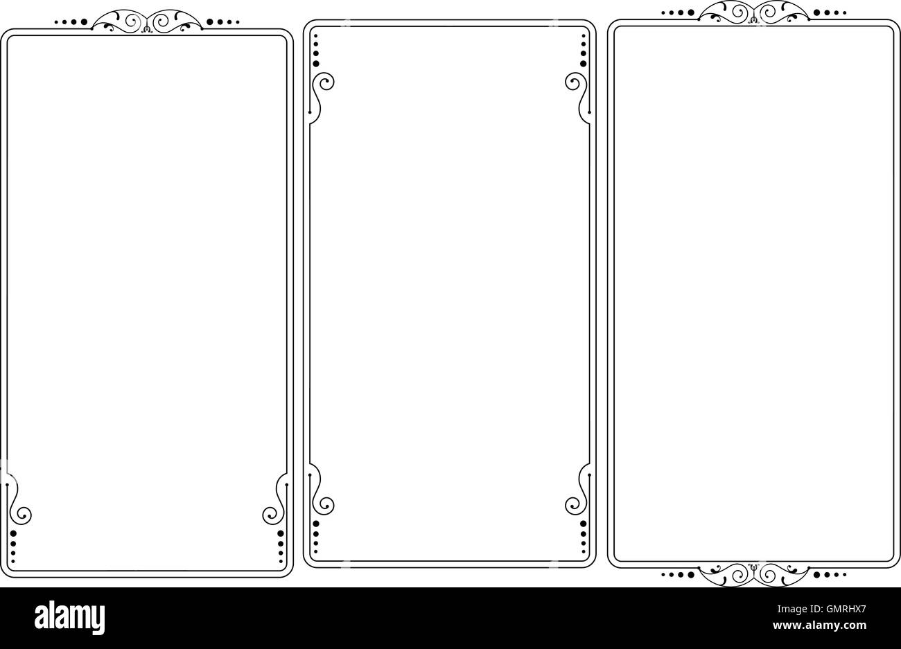 Frame Border Design Stock Vector Image & Art - Alamy