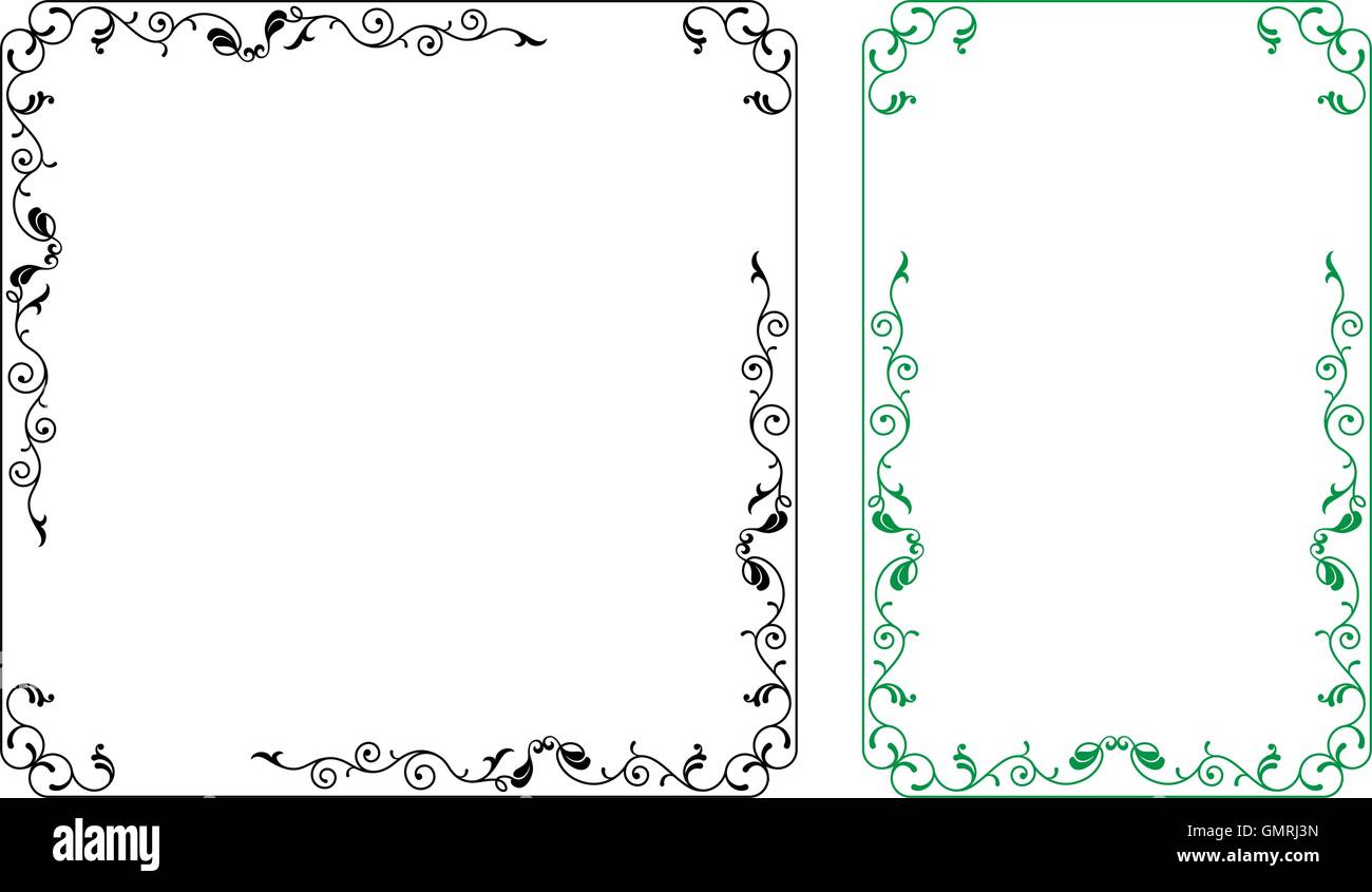 Frame Border Design Stock Vector Image & Art - Alamy