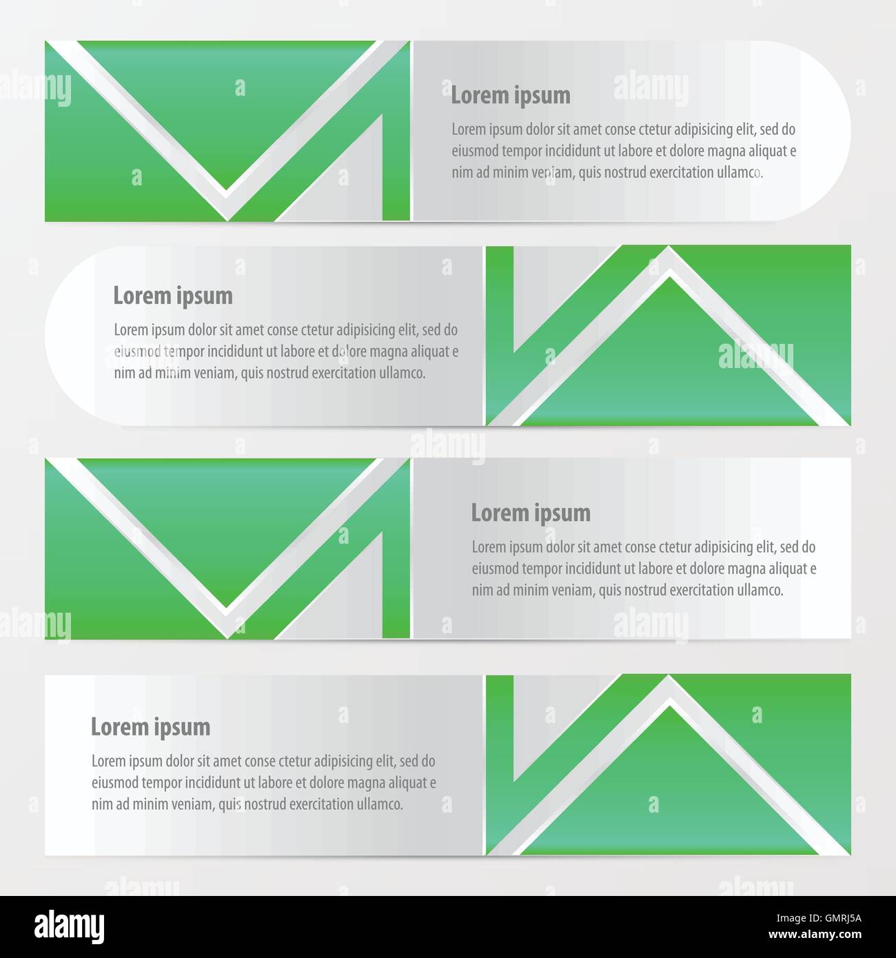 Banner vector template green color Stock Vector Image & Art - Alamy