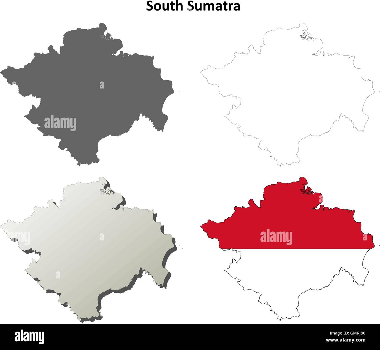 South sumatra map hi-res stock photography and images - Alamy