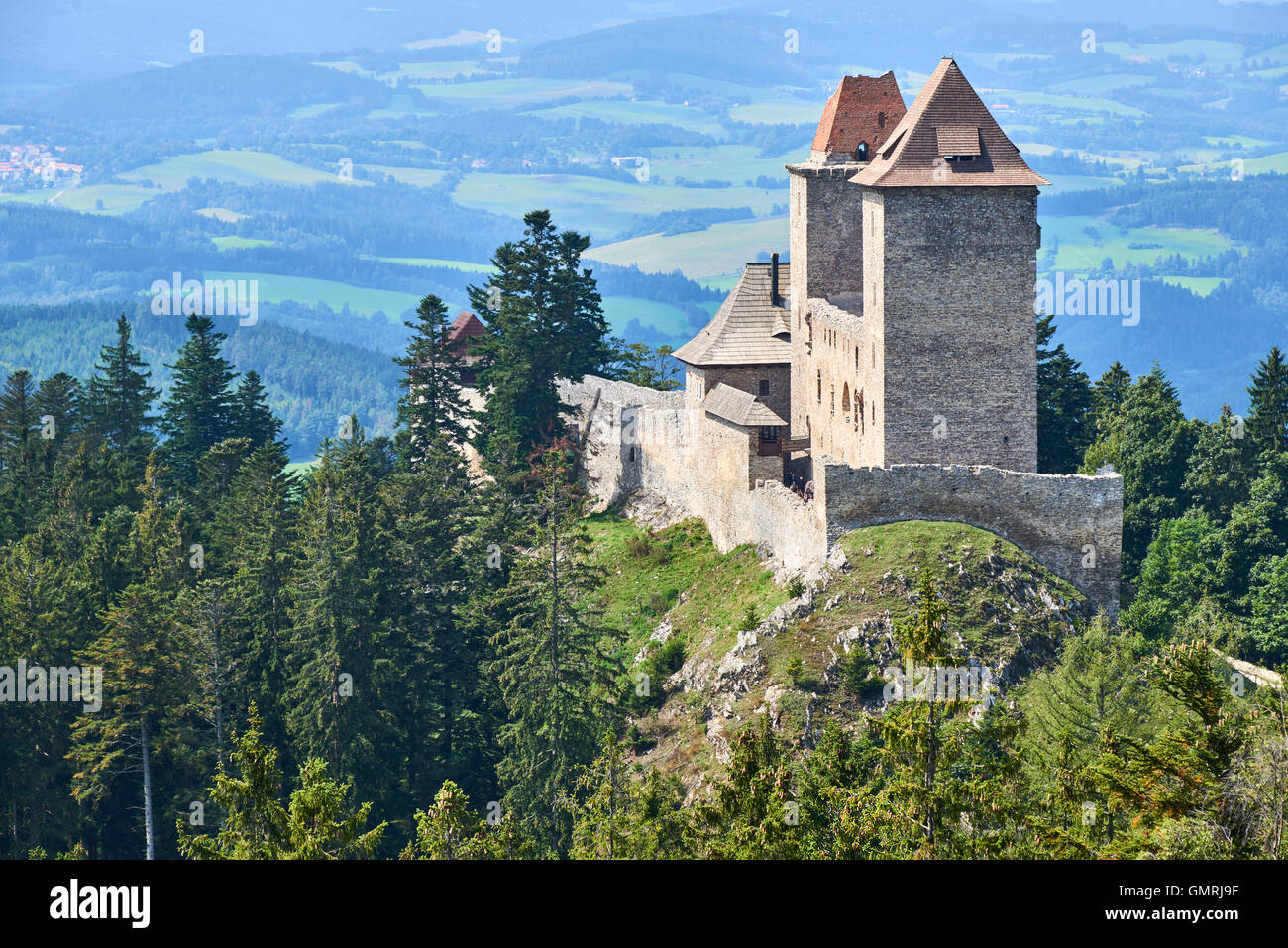 The Kasperk castle in Czech Republic Stock Photo - Alamy
