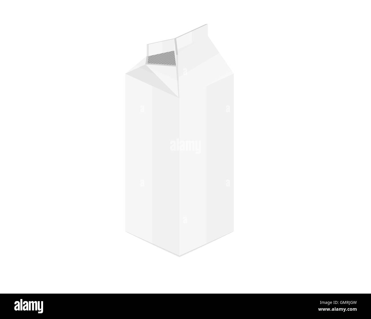 open milk bottle Stock Vector Image & Art - Alamy