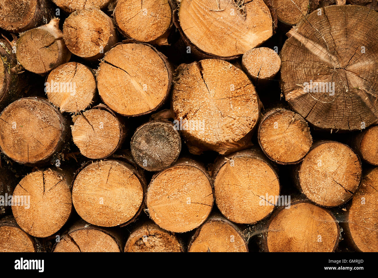 background of firewood stack Stock Photo - Alamy