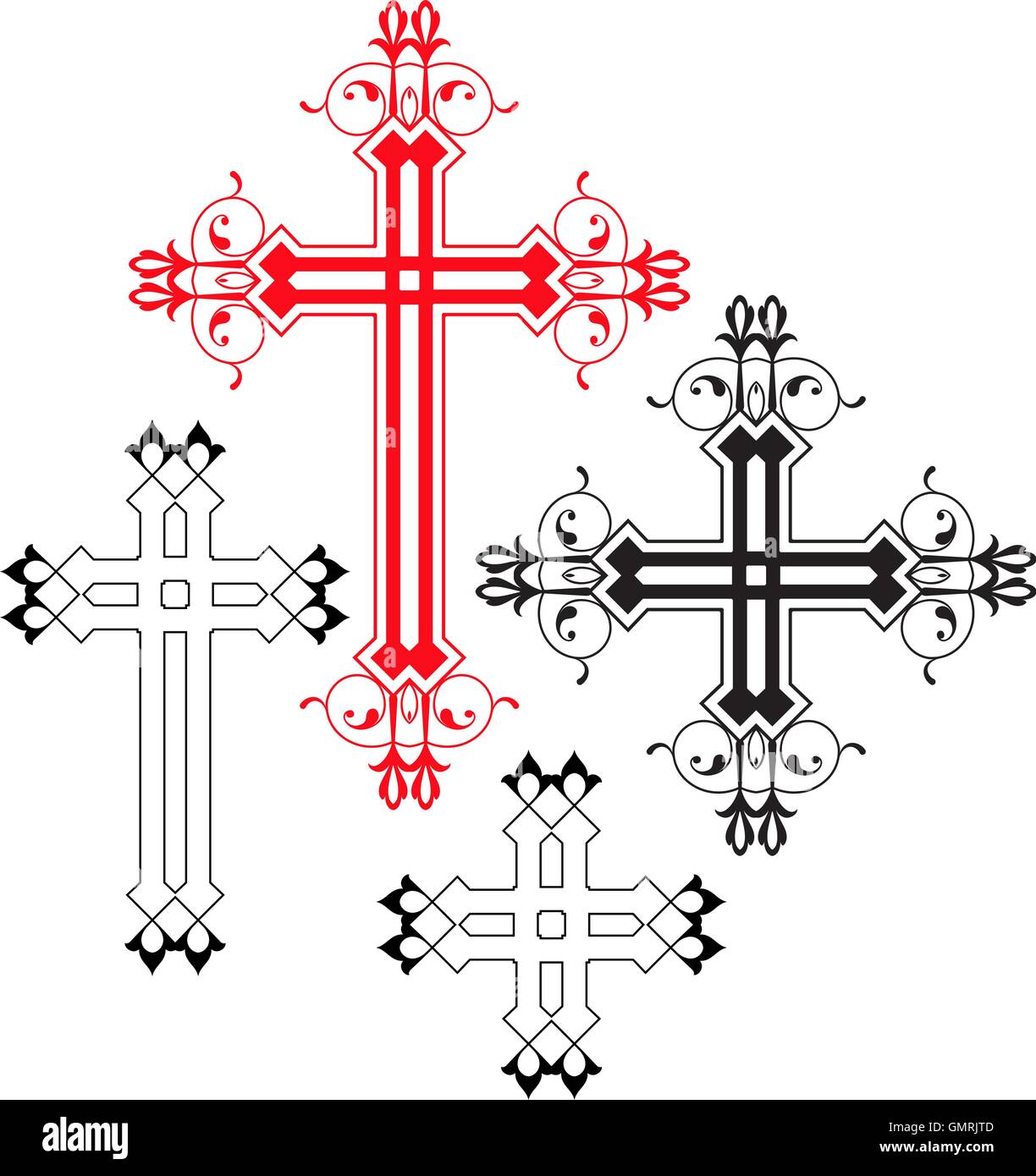Cross Christian Design Stock Vector Image & Art - Alamy