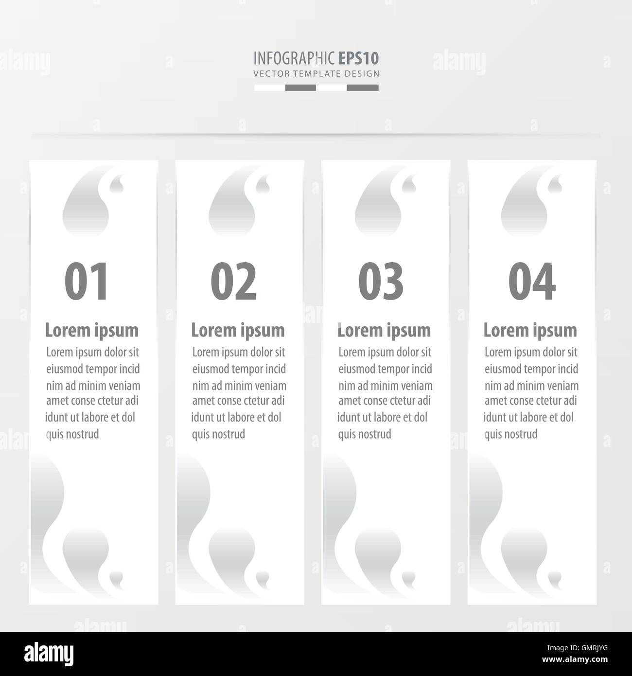 drop styles banner white color Stock Vector Image & Art - Alamy