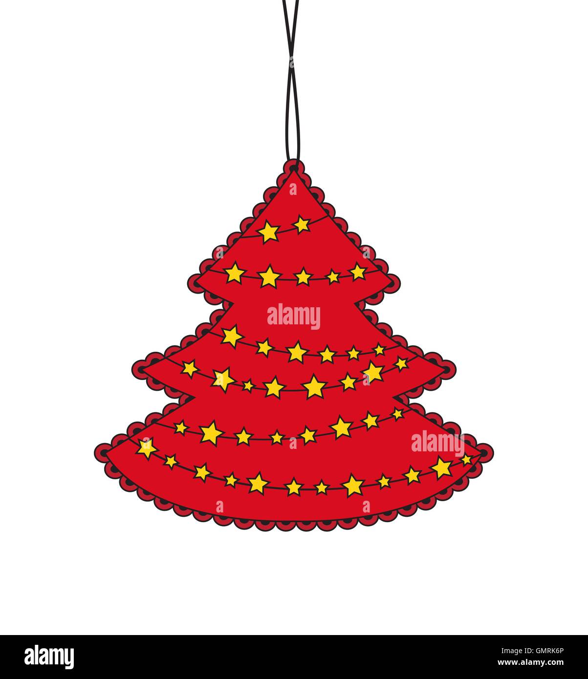 Vector Christmas tree Stock Vector Image & Art - Alamy