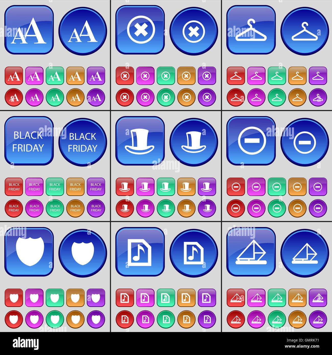 Black friday background hanger Stock Vector Images - Alamy