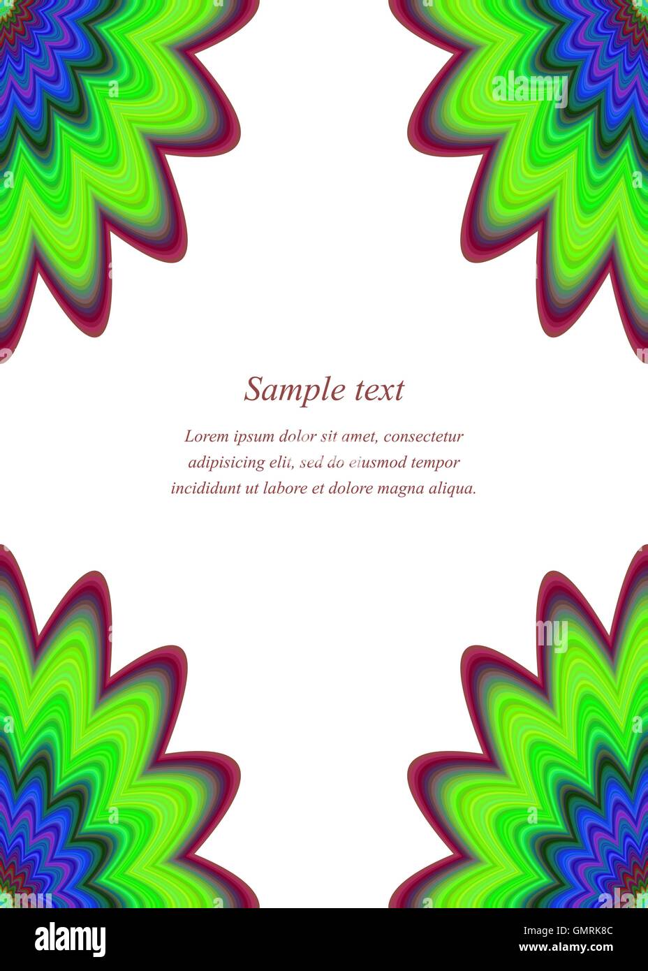 Multicolor page corner design template Stock Vector Image & Art - Alamy