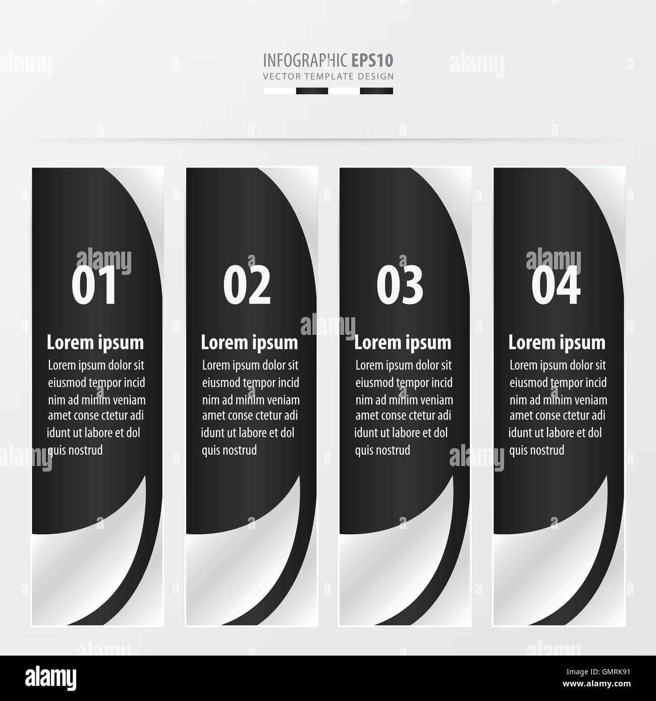 Arrow Banner Design black and white color Stock Vector Image & Art - Alamy