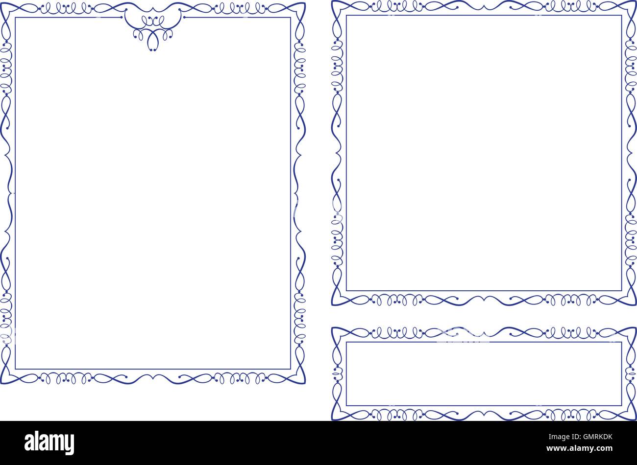 Frame Border Design Stock Vector Image & Art - Alamy