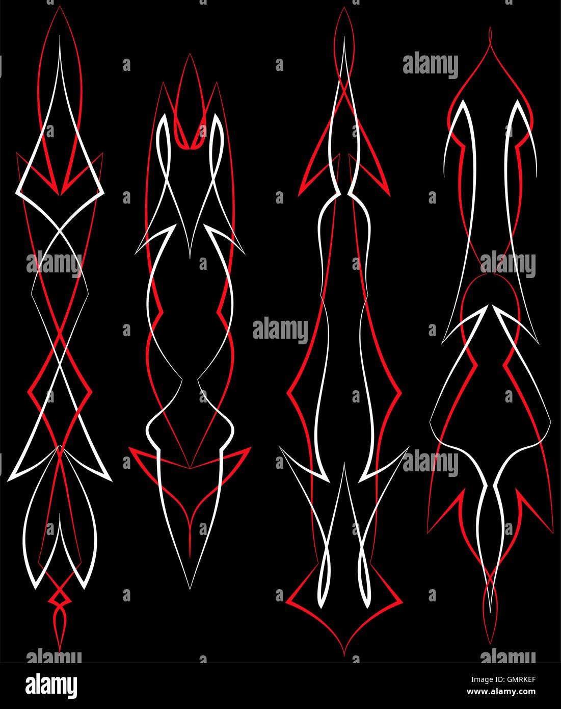 Pinstripe Graphics : Vinyl Ready Stock Vector Image & Art - Alamy