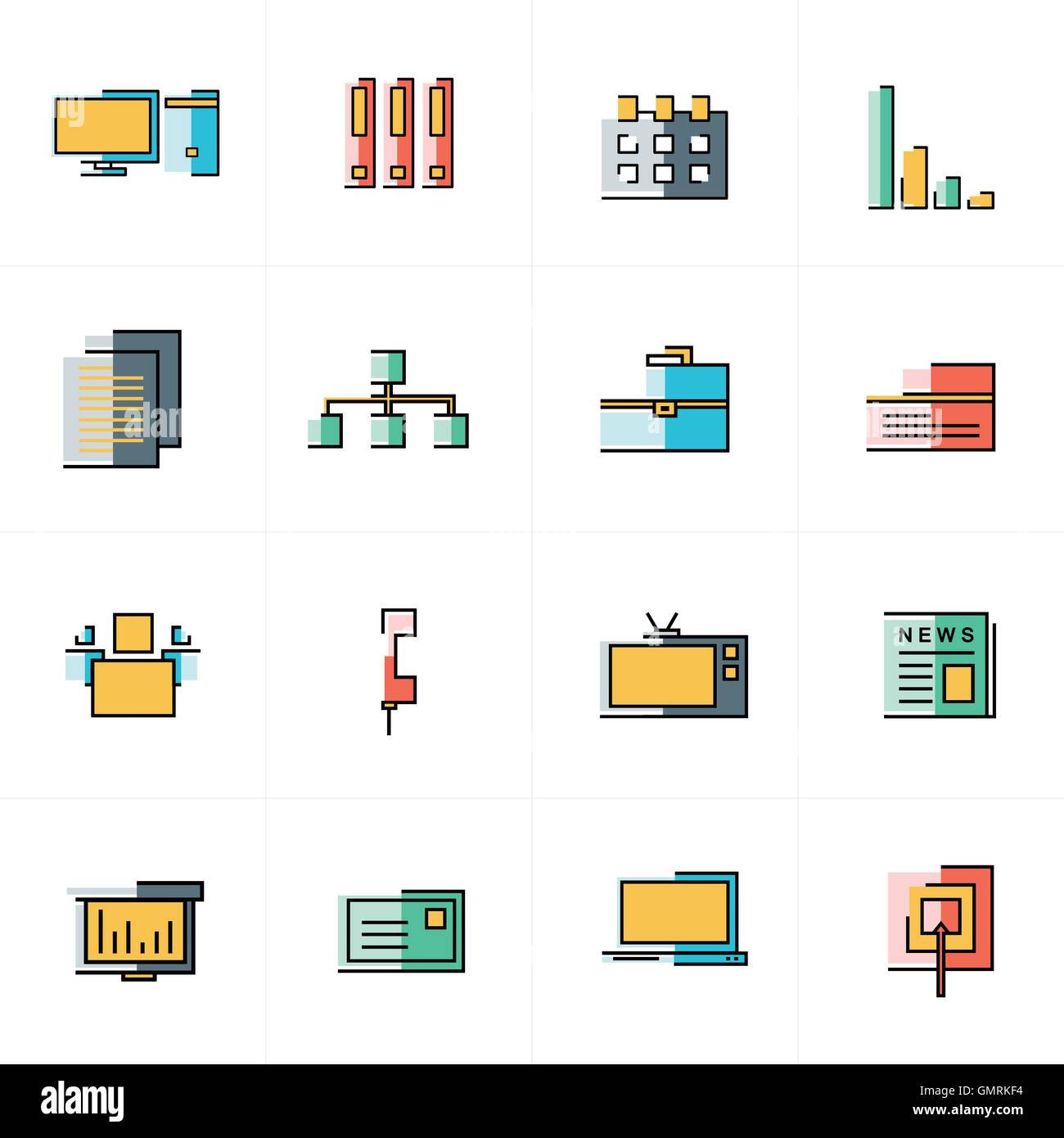 office icons set design Stock Vector Image & Art - Alamy