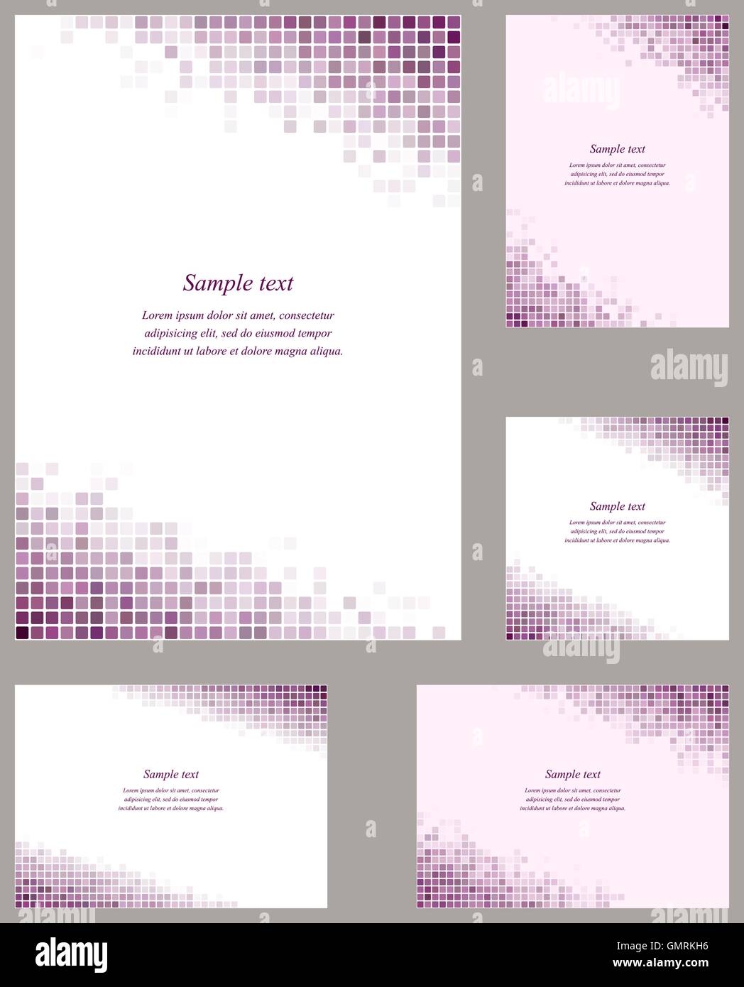 Purple page corner design template Stock Vector Image & Art - Alamy