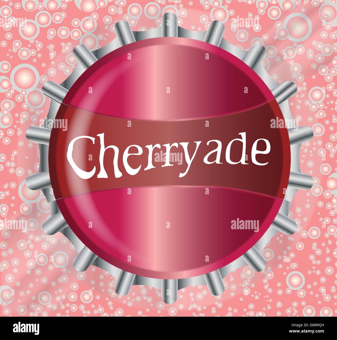 Pop you cherry here Stock Vector Images - Alamy