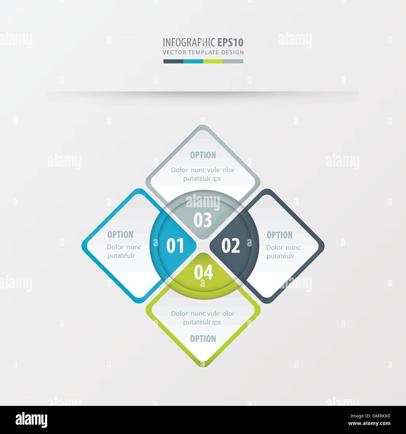 Rectangle presentation Green, blue, gray color Stock Vector Image & Art ...