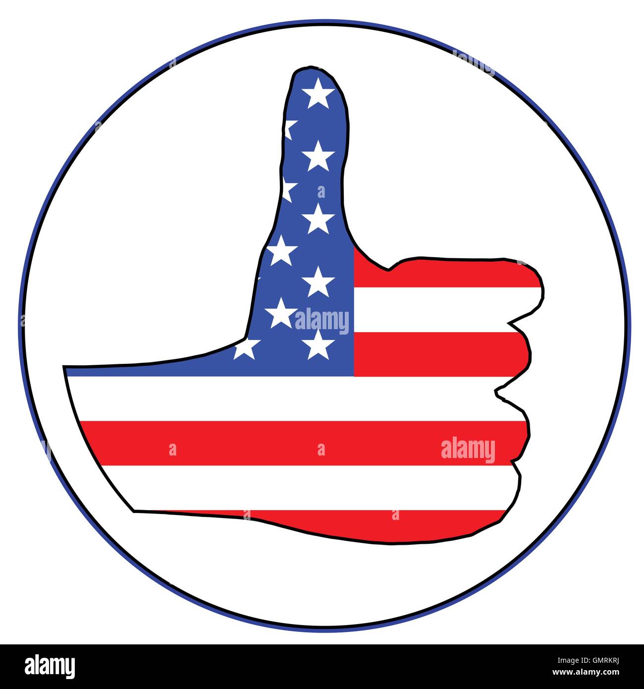 Thumbs Up America Stock Vector Image & Art - Alamy